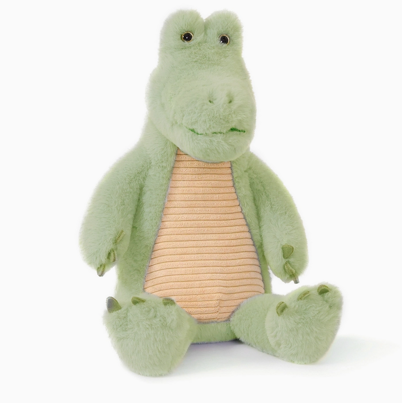 OB Designs Rocco the Croc Soft Toy – Poppy & Cotton